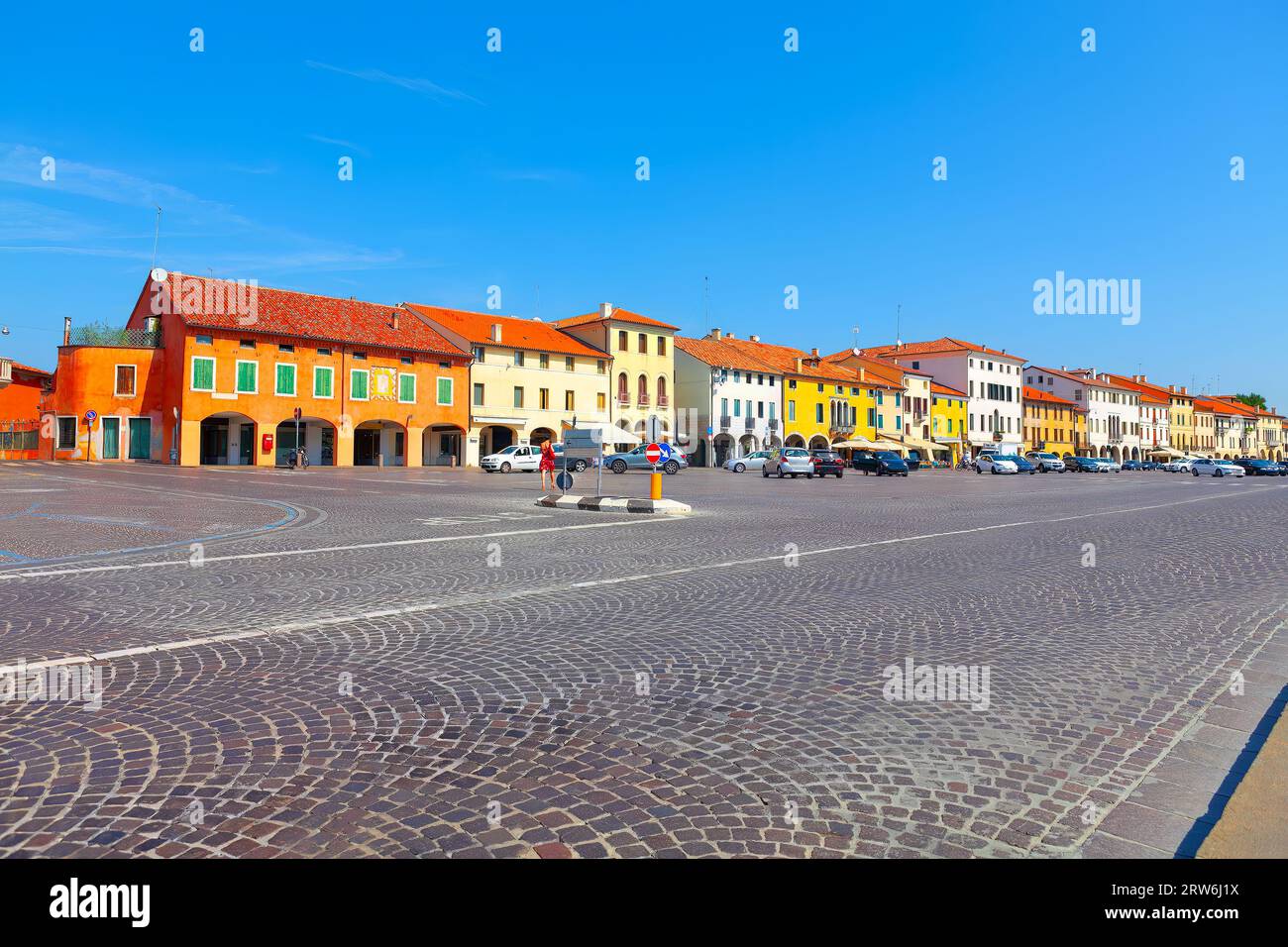 Castelfranco Veneto Province of Treviso Italy . Italian town view ...
