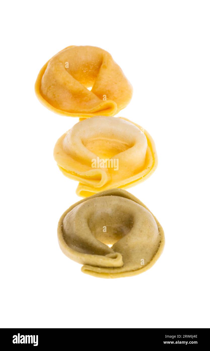 dry ravioli isolated on white background Stock Photo - Alamy