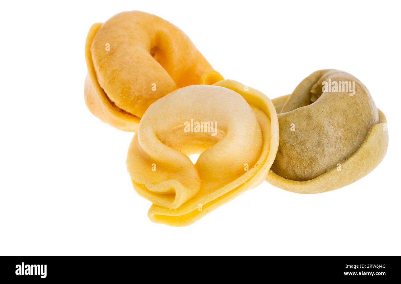 dry ravioli isolated on white background Stock Photo - Alamy
