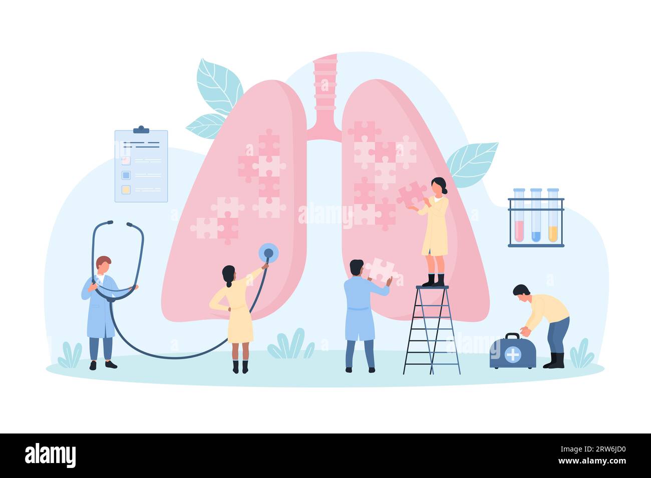 Copd hospital Stock Vector Images - Alamy