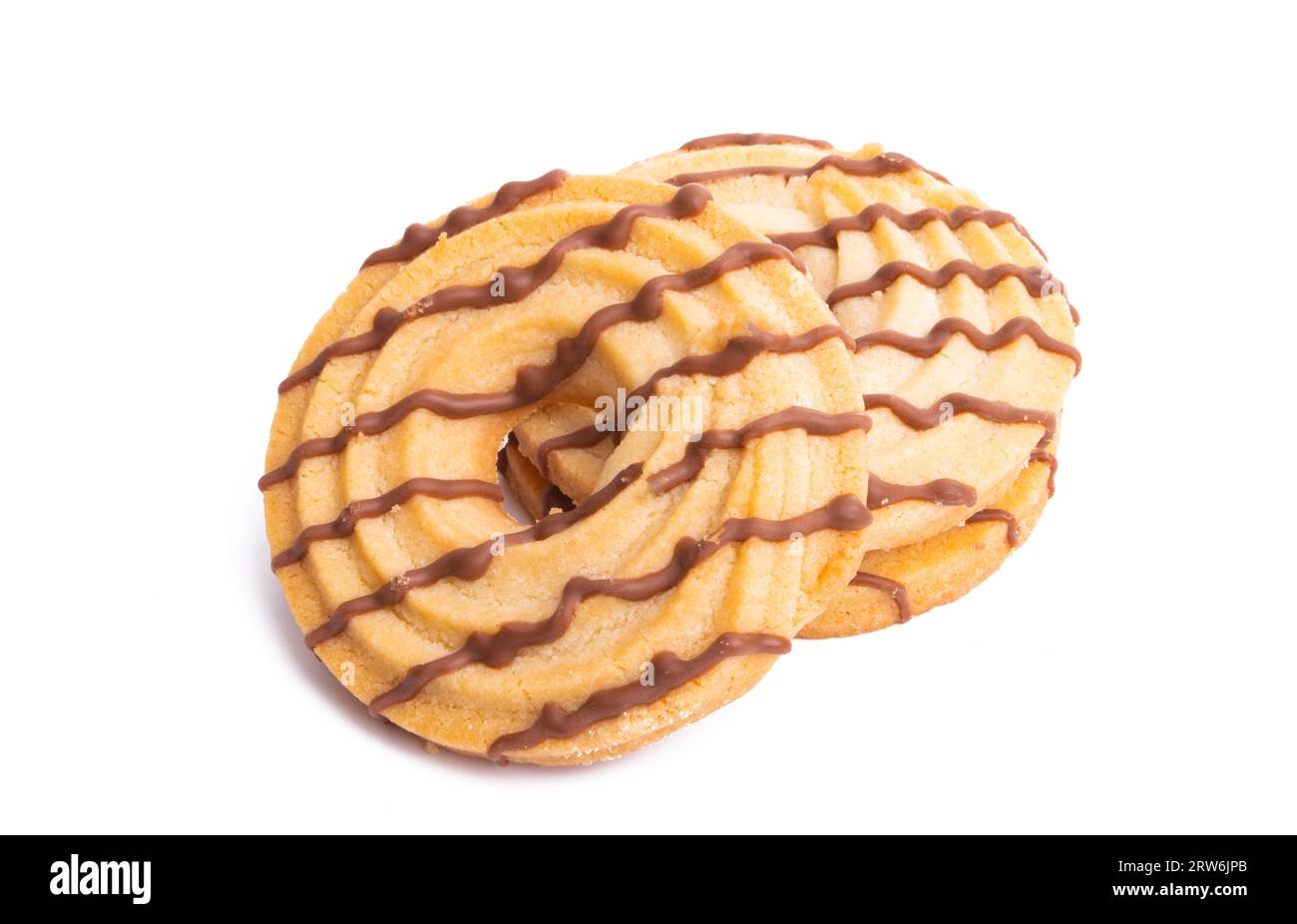 cookie ring isolated on white background Stock Photo - Alamy
