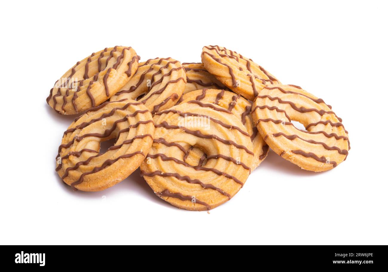 cookie ring isolated on white background Stock Photo - Alamy