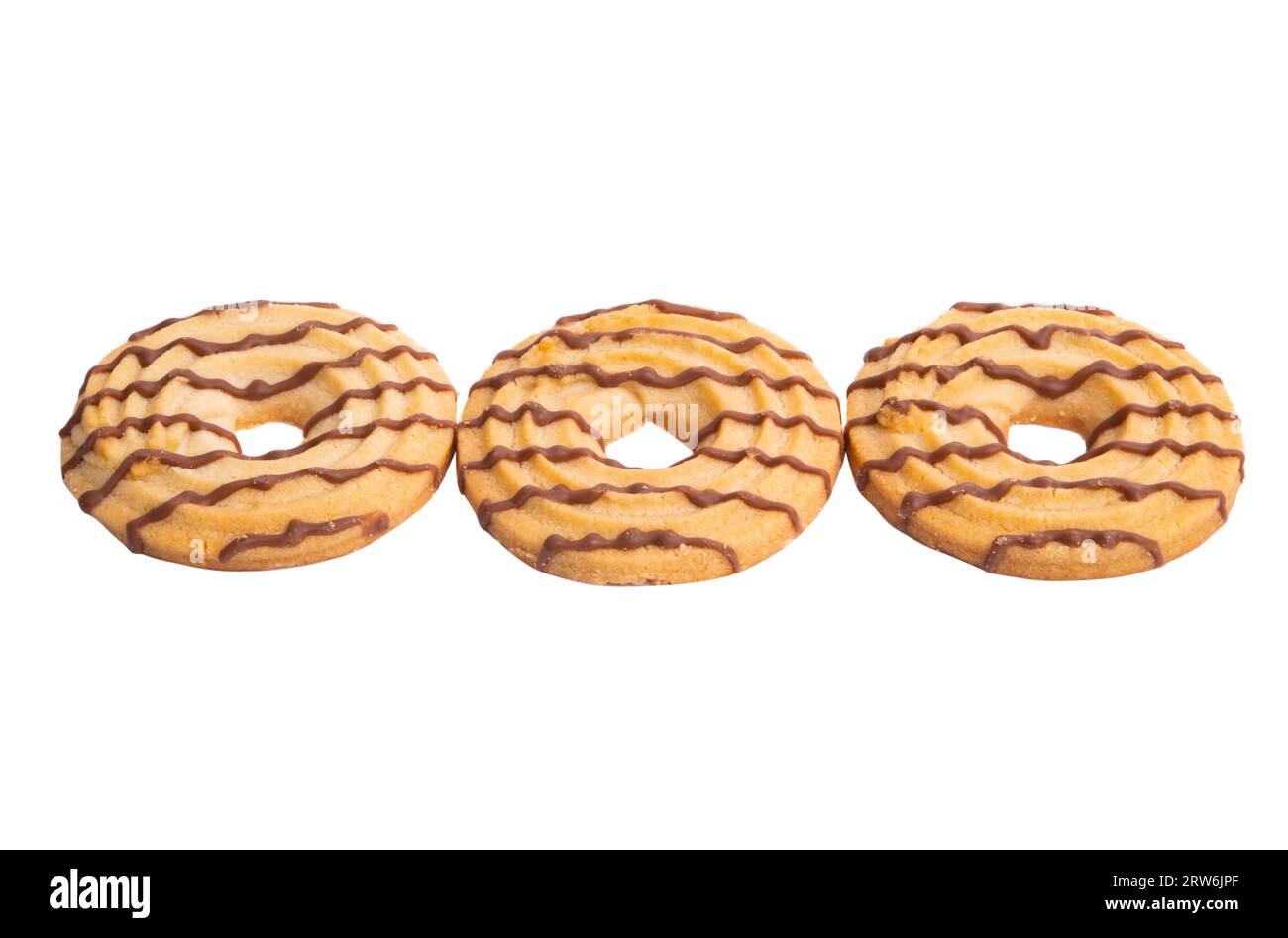 cookie ring isolated on white background Stock Photo - Alamy