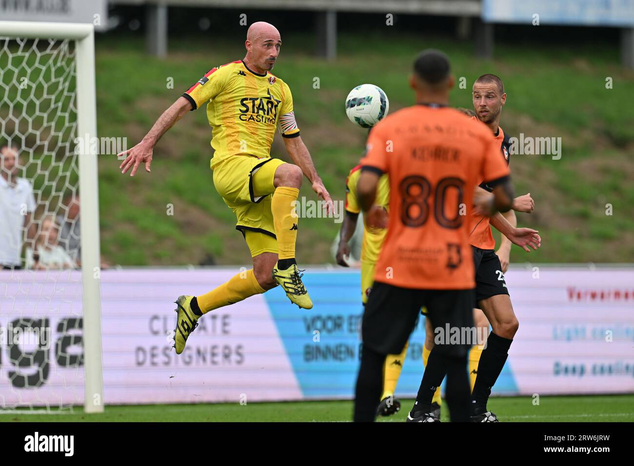 Deinze, Belgium. 17th Sep, 2023. Christophe Lepoint (23) of FC Seraing ...