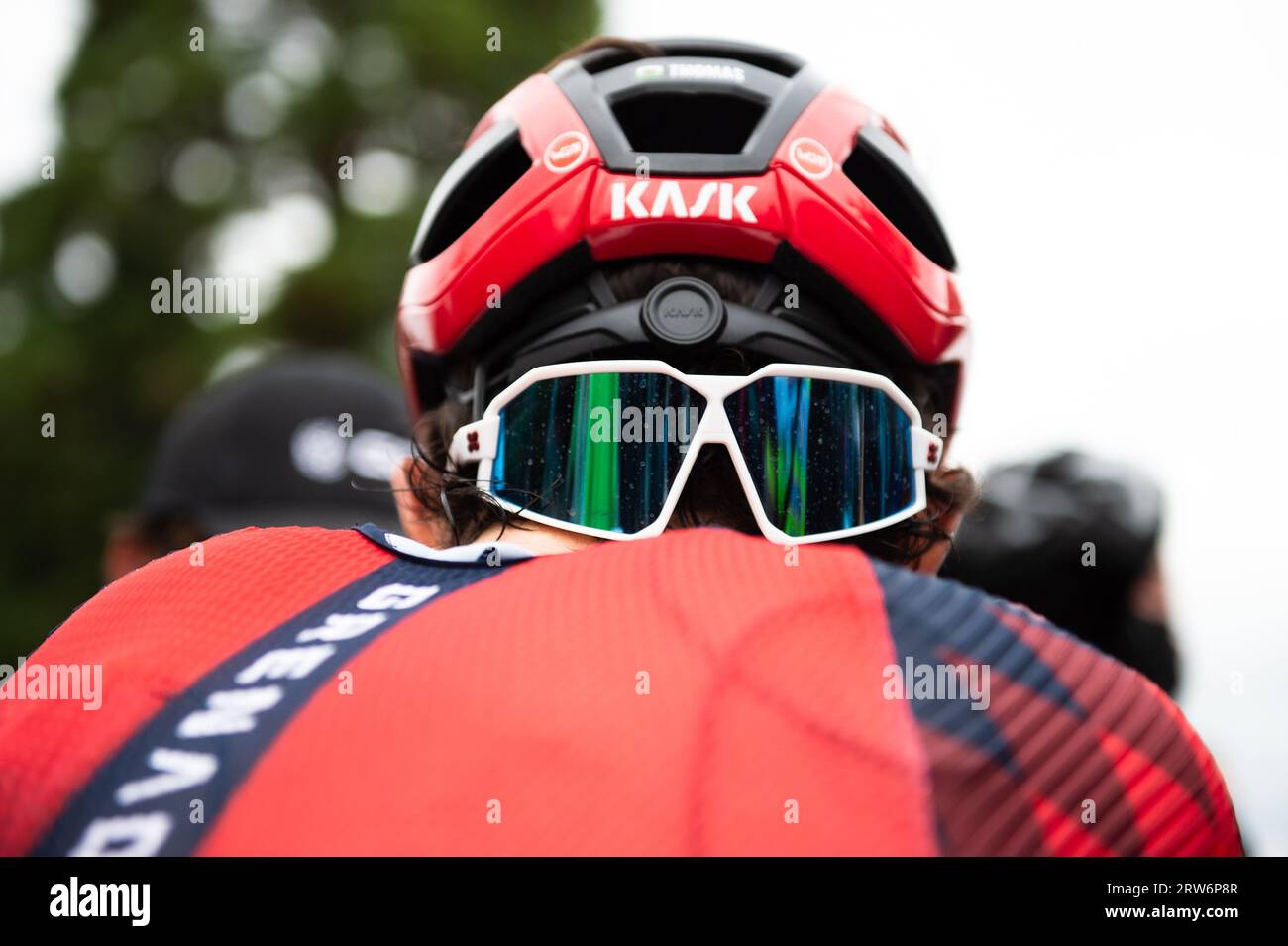 Geraint Howell Thomas (Ineos Grenadiers) seen at the end of the stage ...