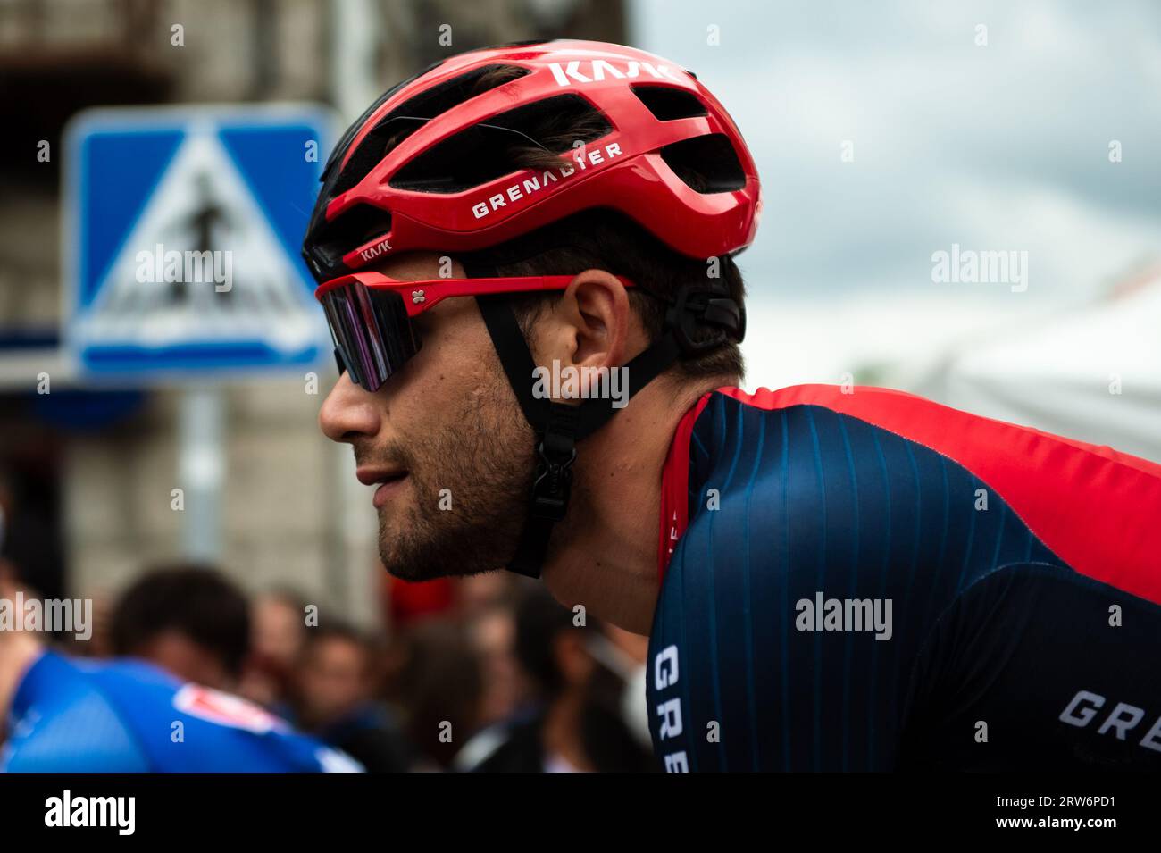 Filippo Ganna (Ineos Grenadiers) seen at the end of the stage 20 of the ...