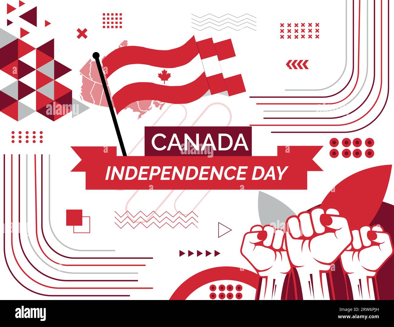 Canadian protesters Stock Vector Images - Alamy