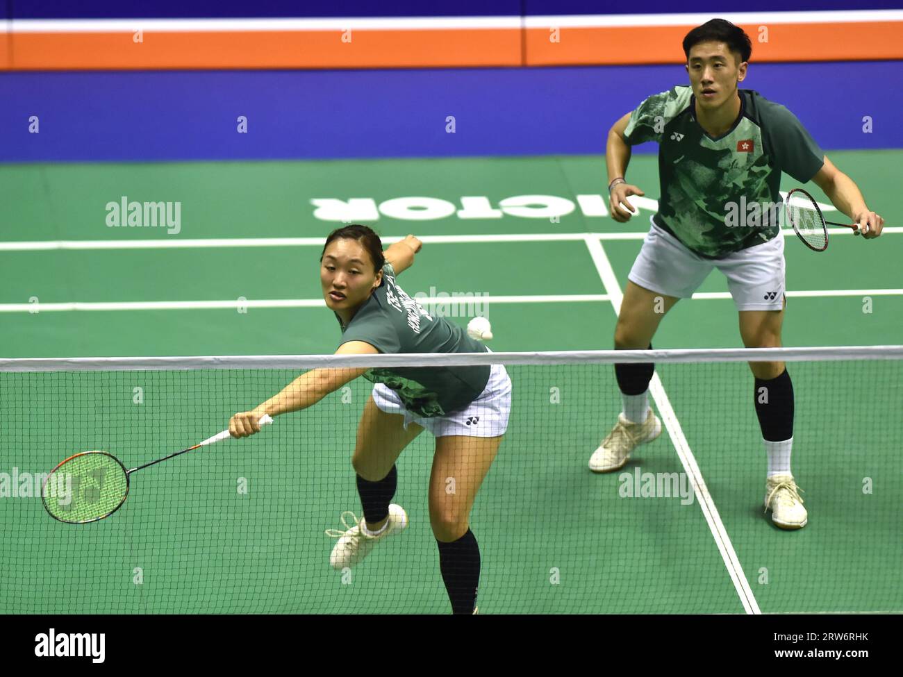 Hong Kong. 17th Sep, 2023. Tang Chun Man/Tse Ying Suet (L) of China's ...