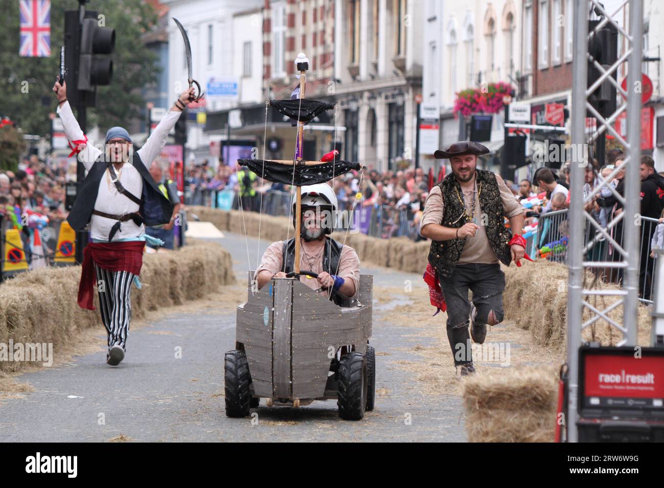Colchester, UK. 17th Sep 2023. Real-life Wacky Races in the city as the ...