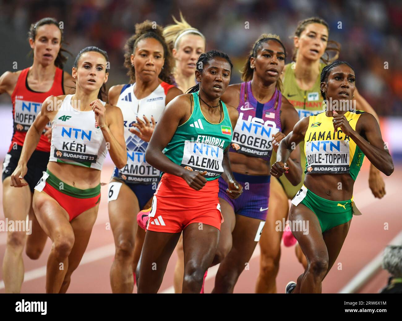 Bianka Kéri of Hungary competing in the women’s 800m heat 2 on day ...