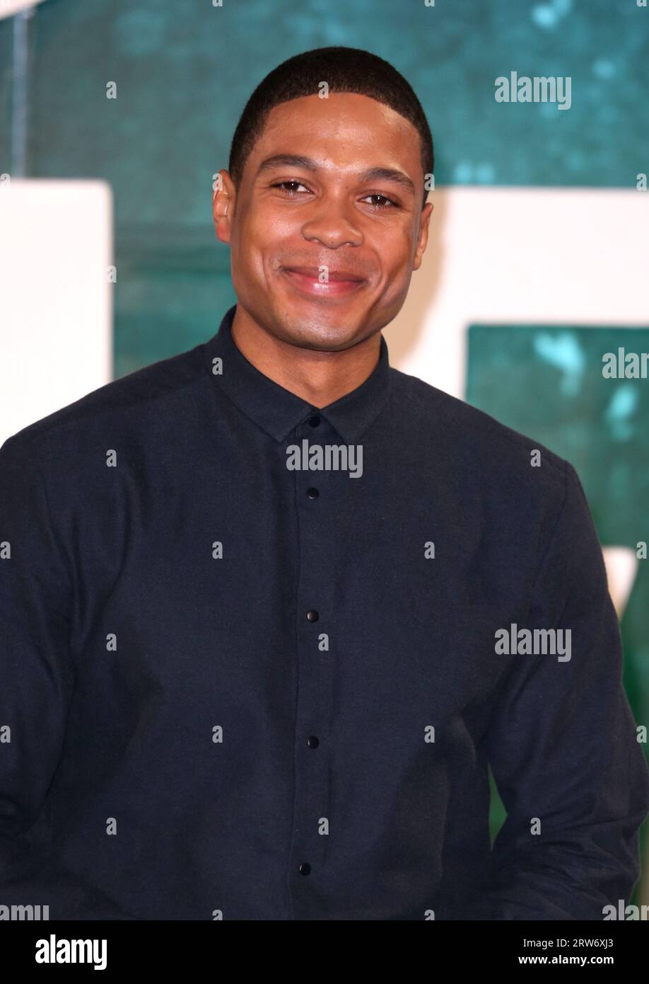 Ray Fisher attends the 'Justice League' photocall at The College in ...