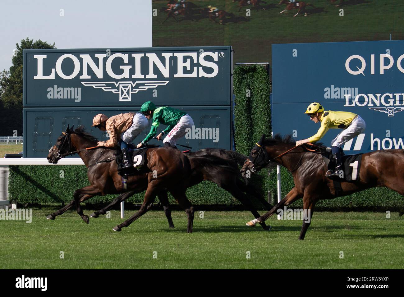 Ascot, Berkshire, UK. 9th September, 2023. Horse Elegancia (No 2 ...