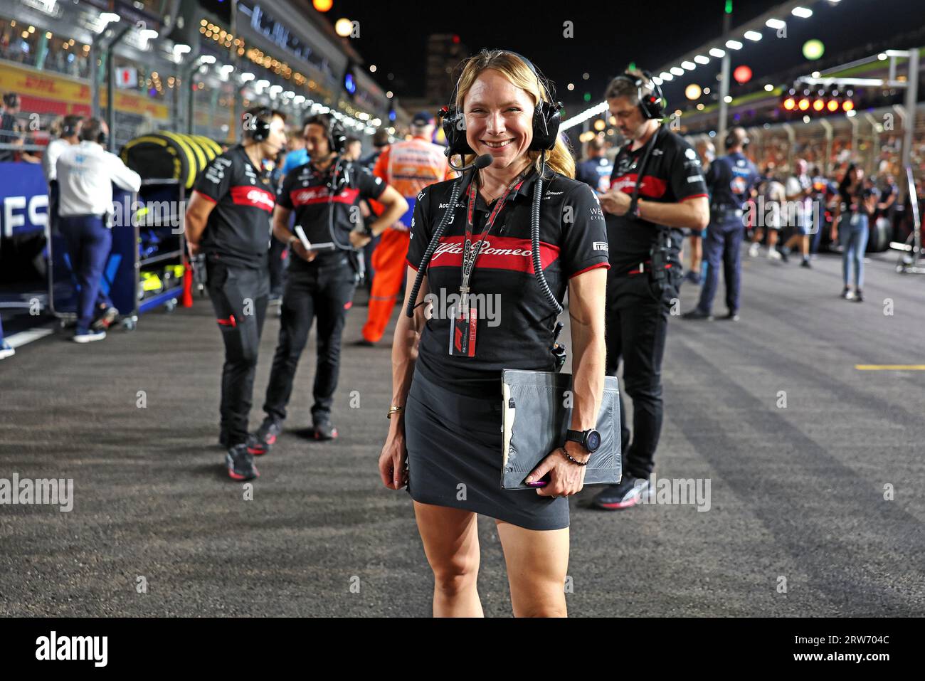 Singapore, Singapore. 17th Sep, 2023. Ruth Buscombe (GBR) Alfa Romeo F1 ...