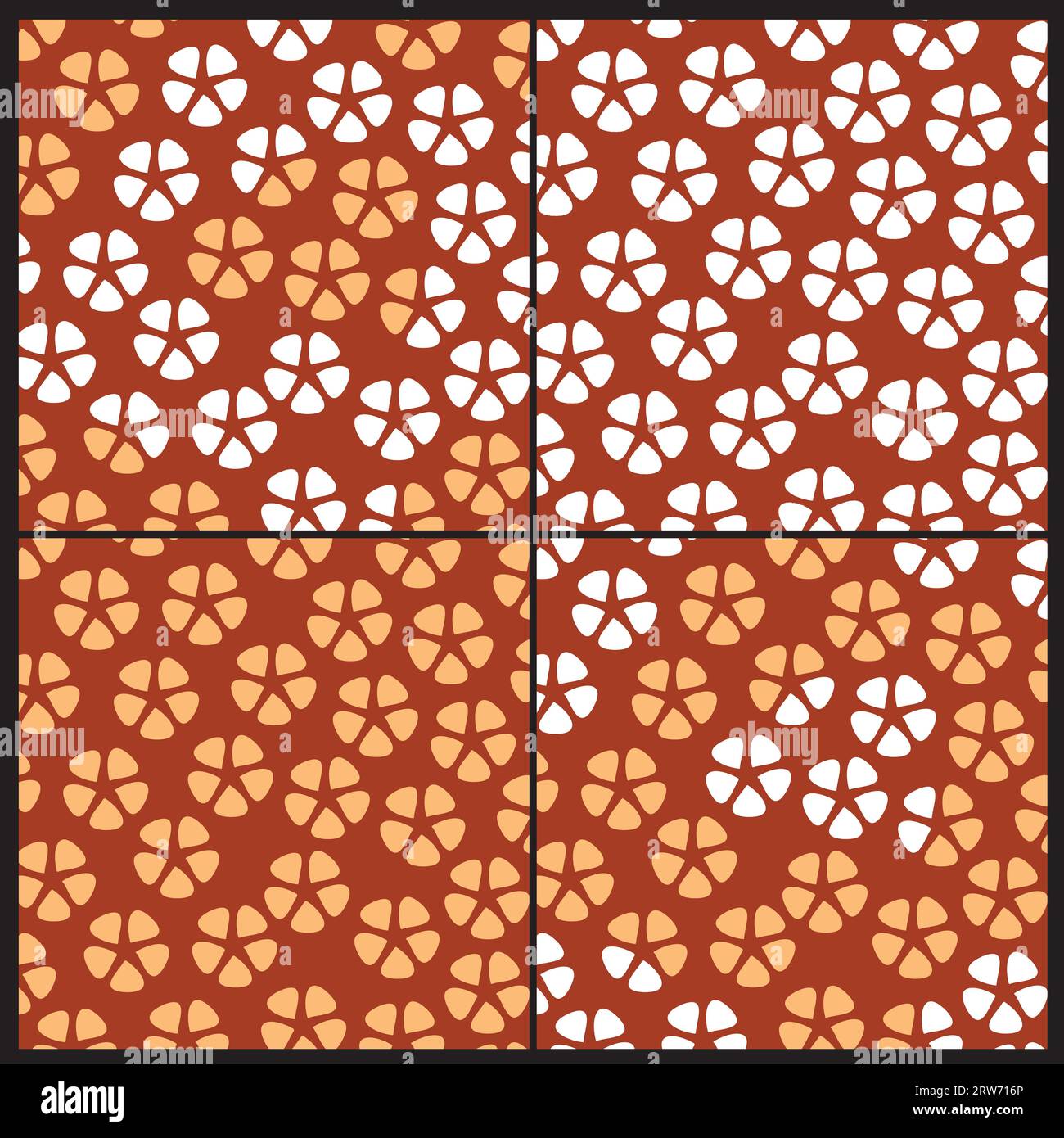 Flowers Japanese Style Pattern Stock Vector Image & Art - Alamy