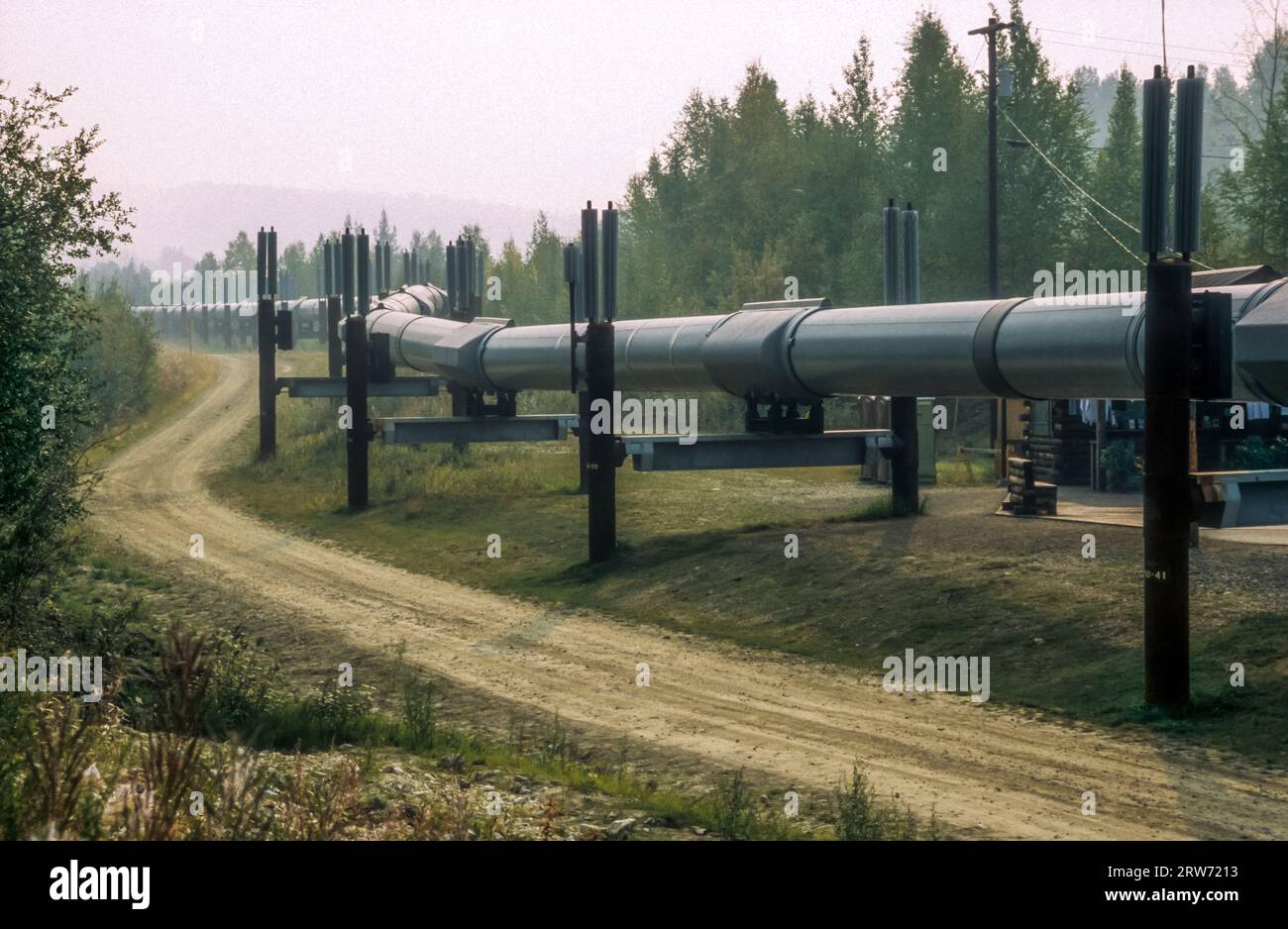 The Trans-Alaskan oil pipeline, Alaska, USA Stock Photo - Alamy
