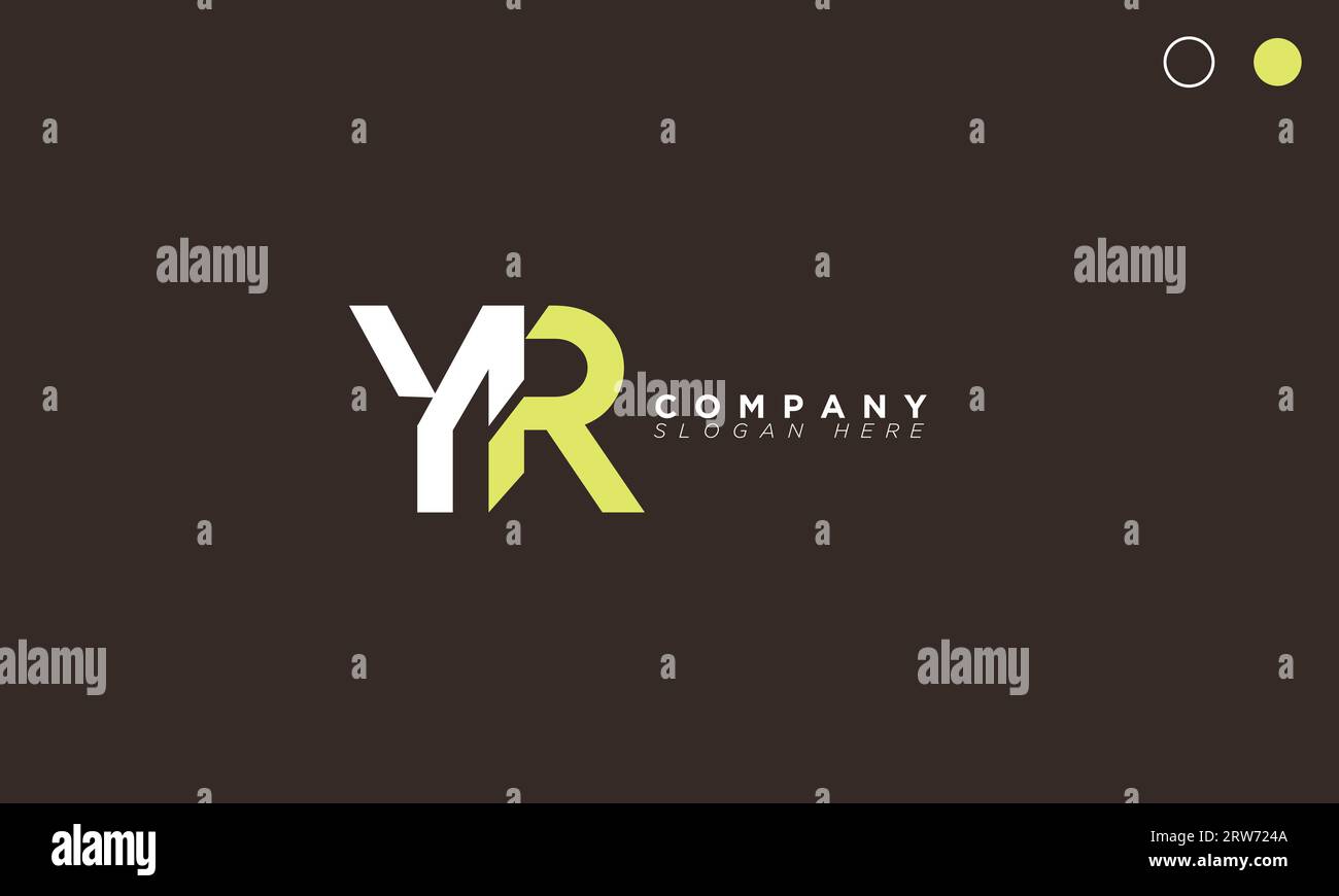 YR Alphabet letters Initials Monogram logo Stock Vector Image & Art - Alamy
