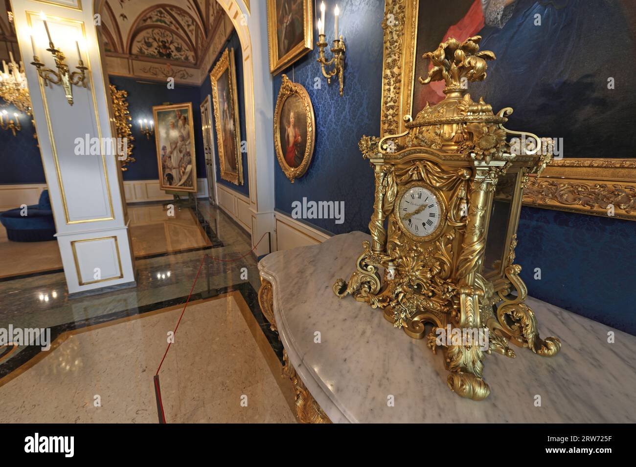 Antique Clock from Paris at the Monte Carlo Palace, Monaco, French ...