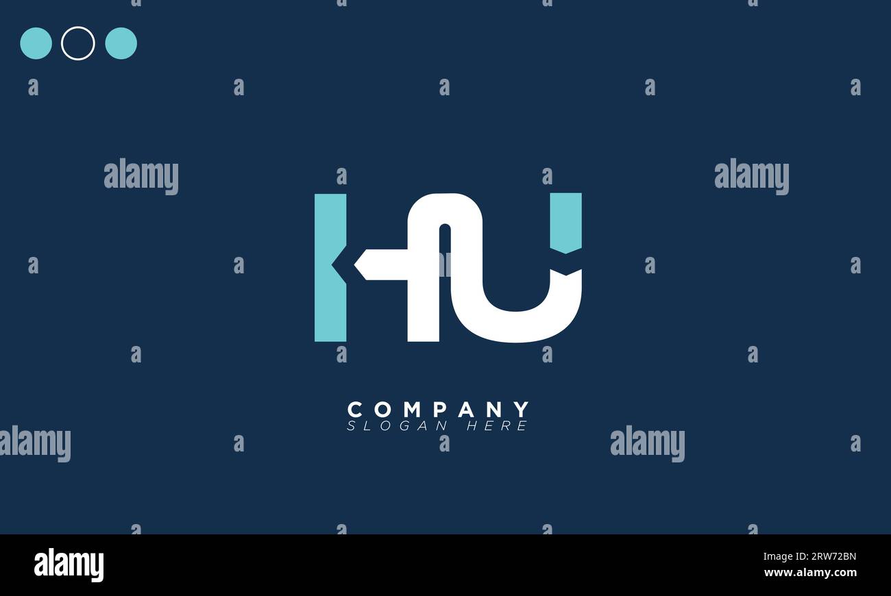 Letter hu vector vectors hi-res stock photography and images - Alamy