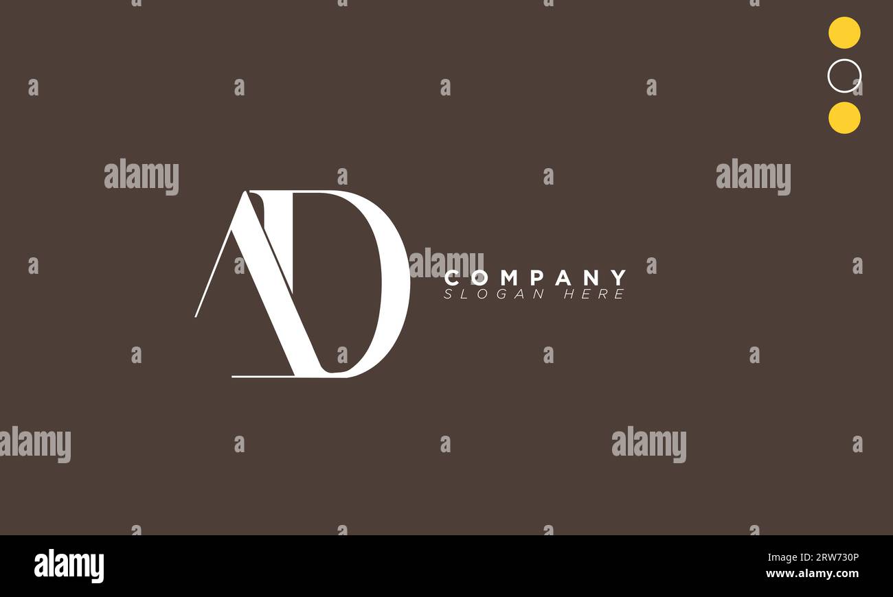 Letters ad Stock Vector Images - Alamy