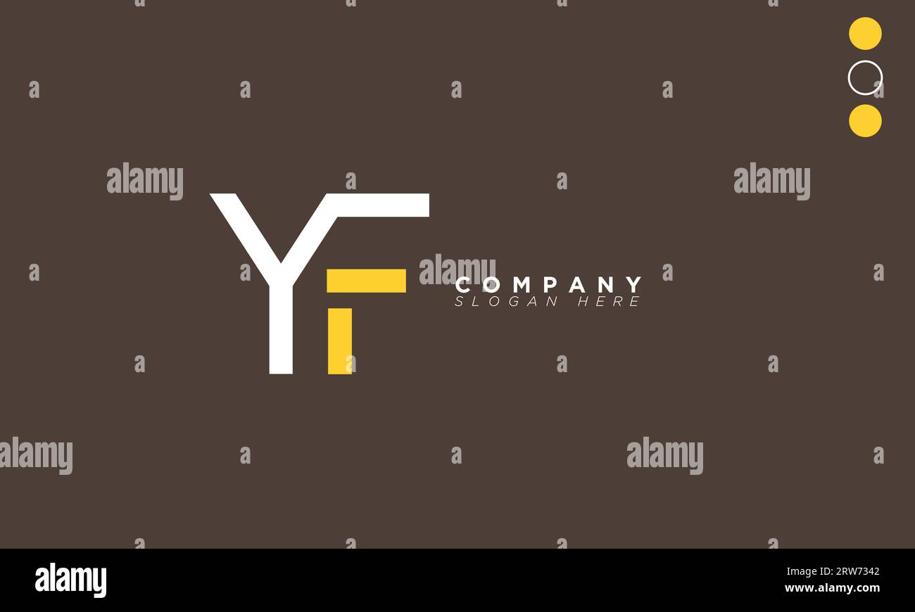 Letter yf logo hi-res stock photography and images - Alamy