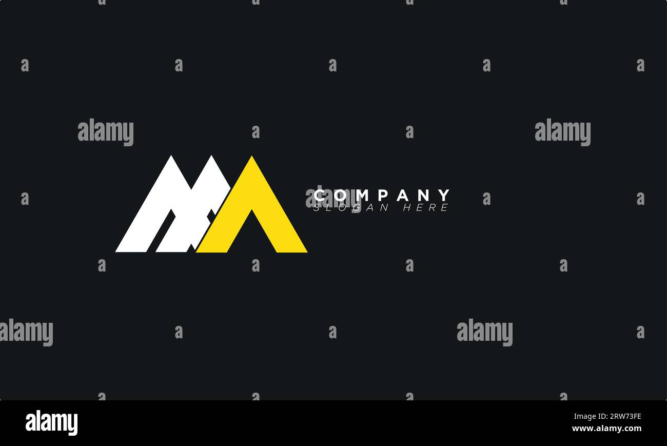 MA Alphabet letters Initials Monogram logo Stock Vector Image & Art - Alamy