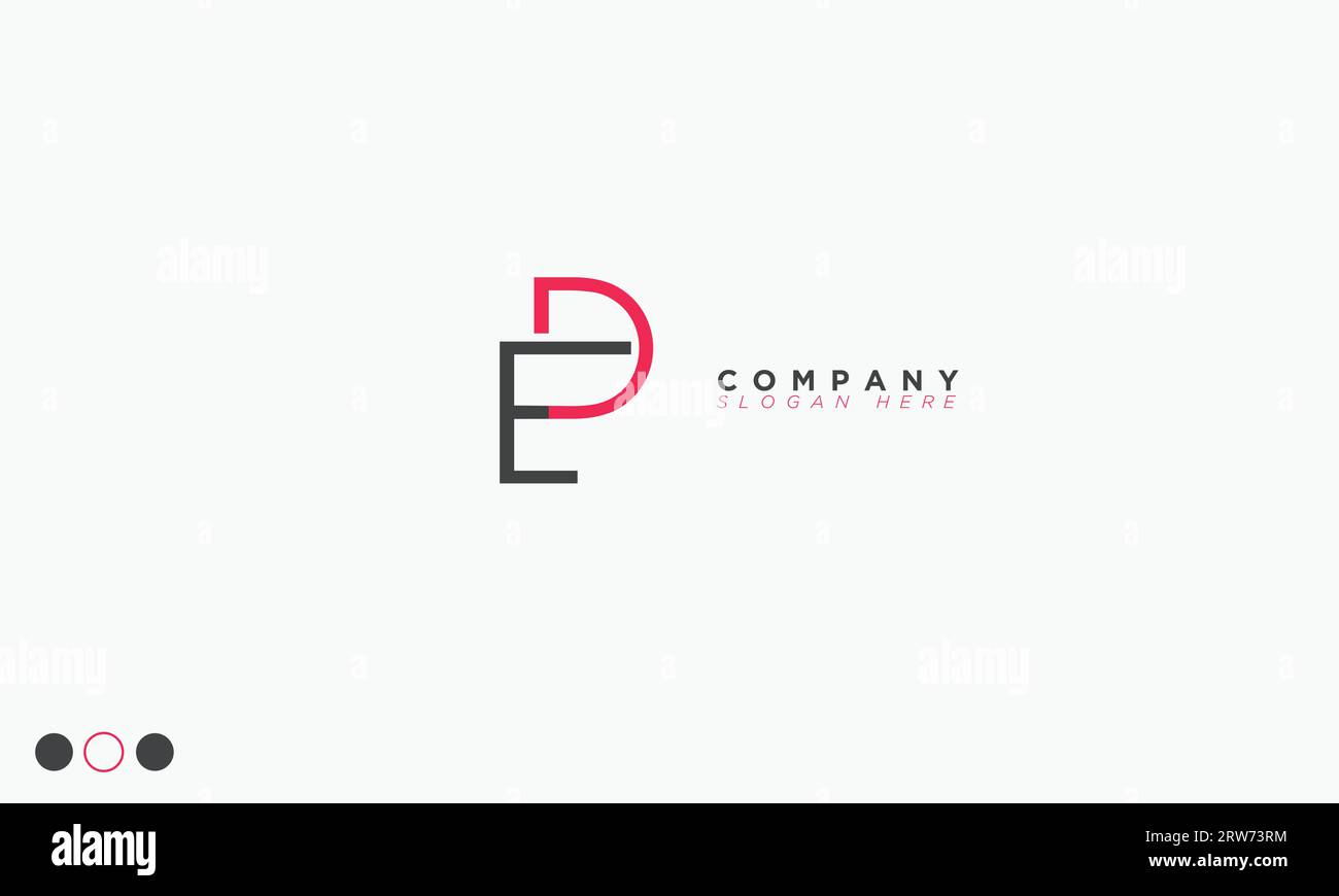 ED Alphabet letters Initials Monogram logo Stock Vector Image & Art - Alamy