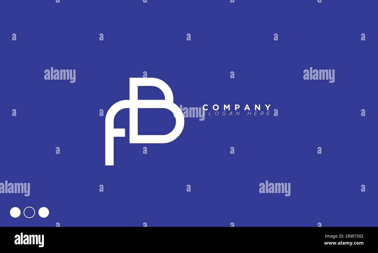 FB Alphabet letters Initials Monogram logo Stock Vector Image & Art - Alamy