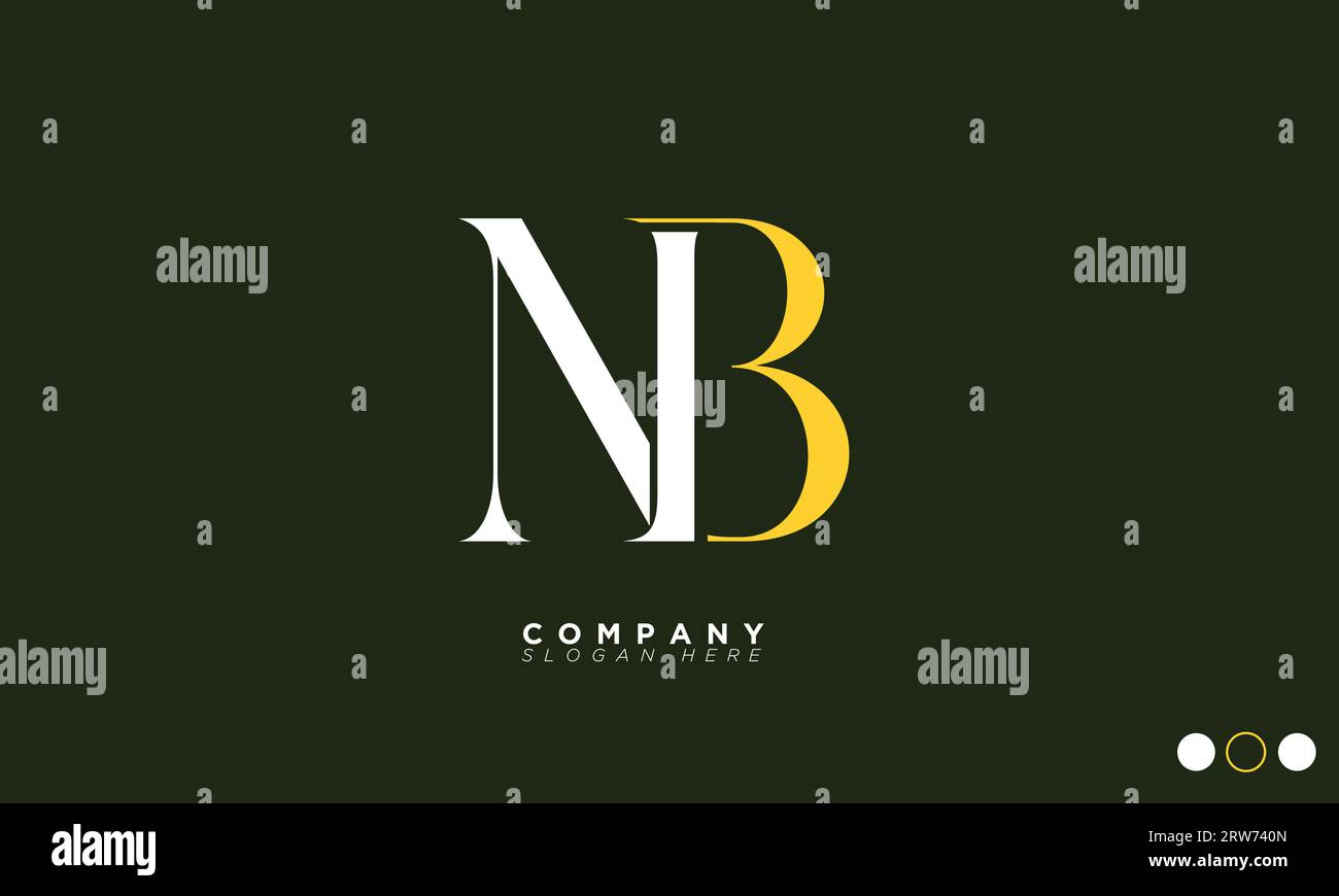 NB Alphabet letters Initials Monogram logo Stock Vector Image & Art - Alamy