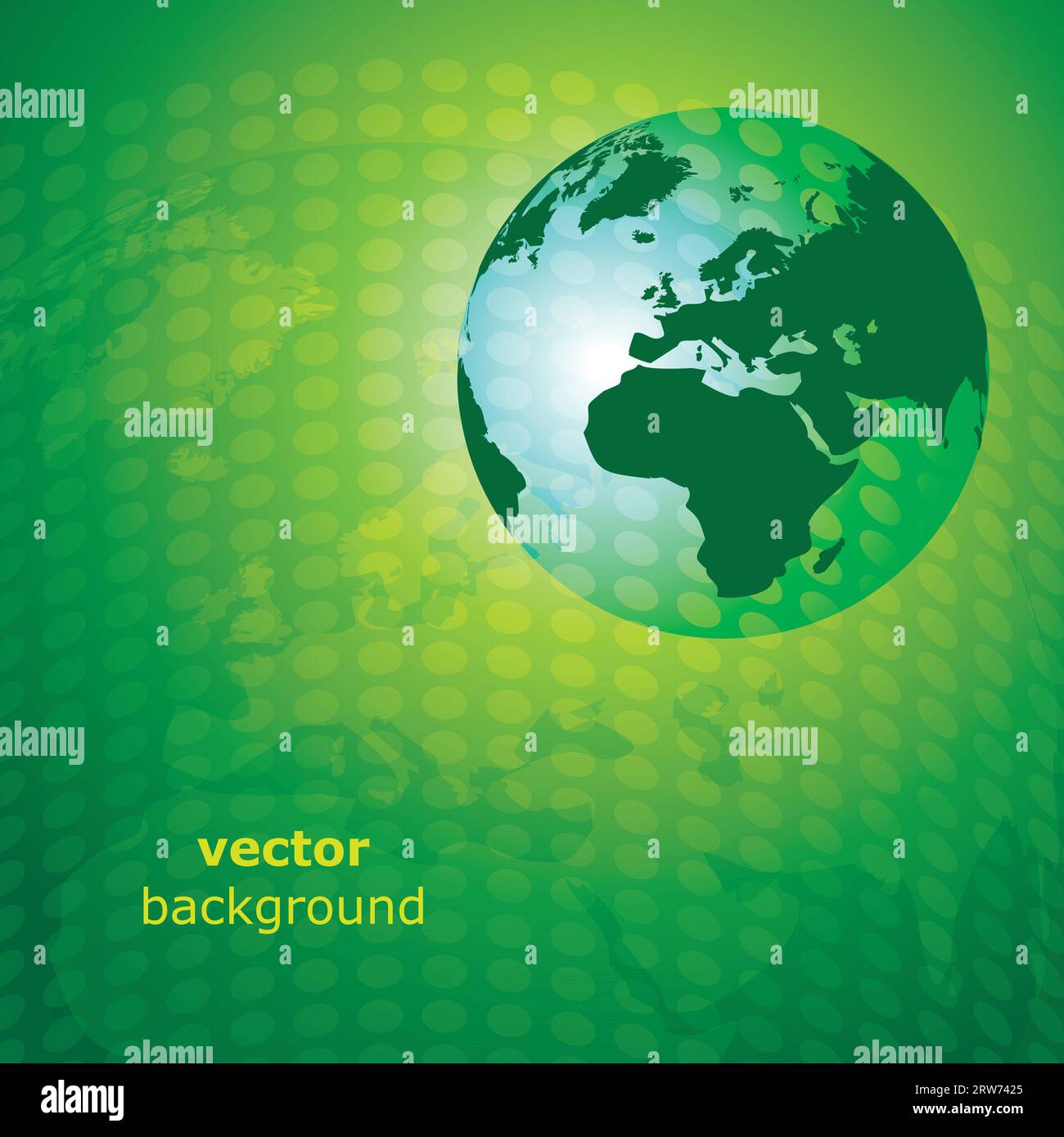 3d earth abstract background - vector illustration Stock Vector Image ...