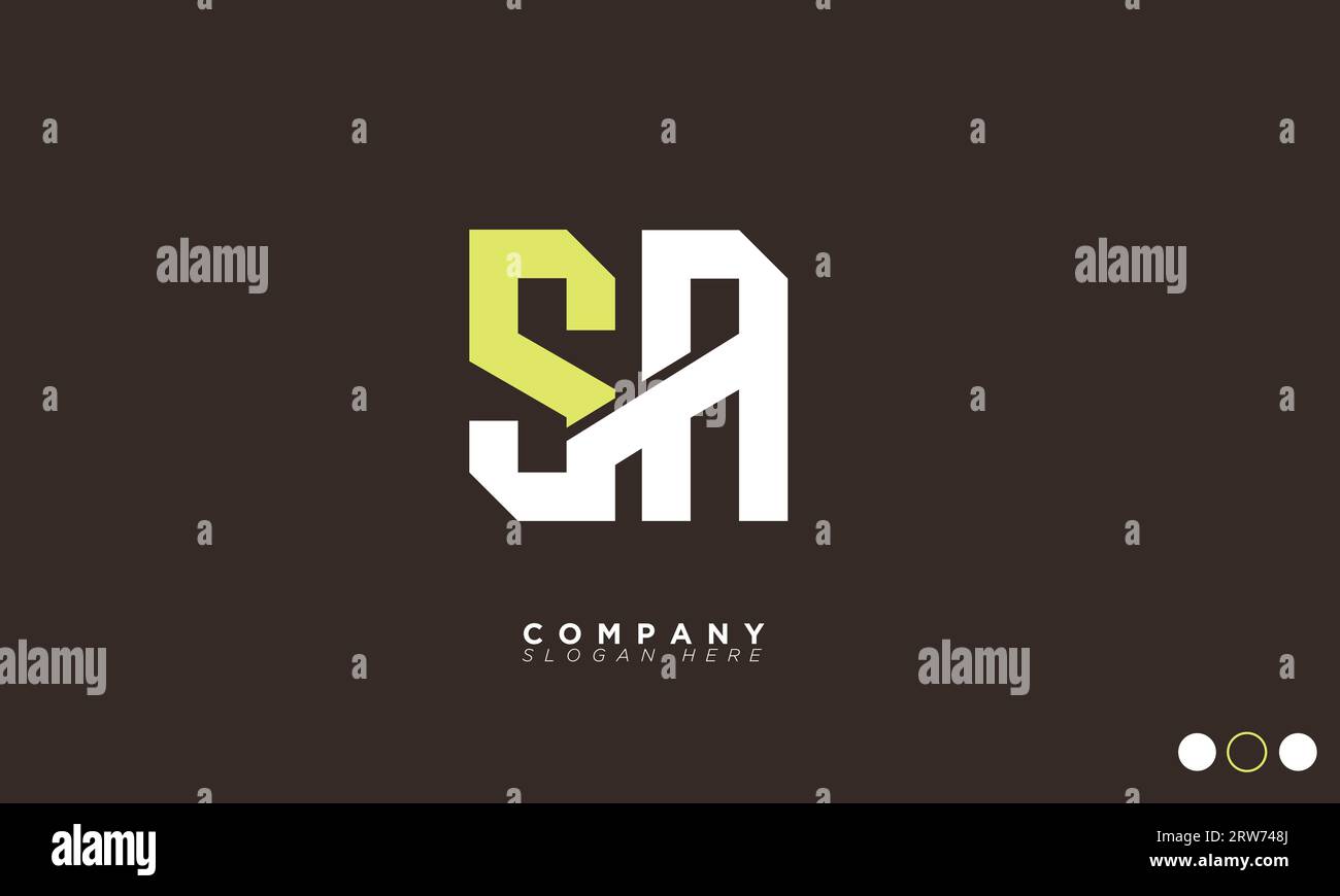 SA Alphabet letters Initials Monogram logo Stock Vector Image & Art - Alamy