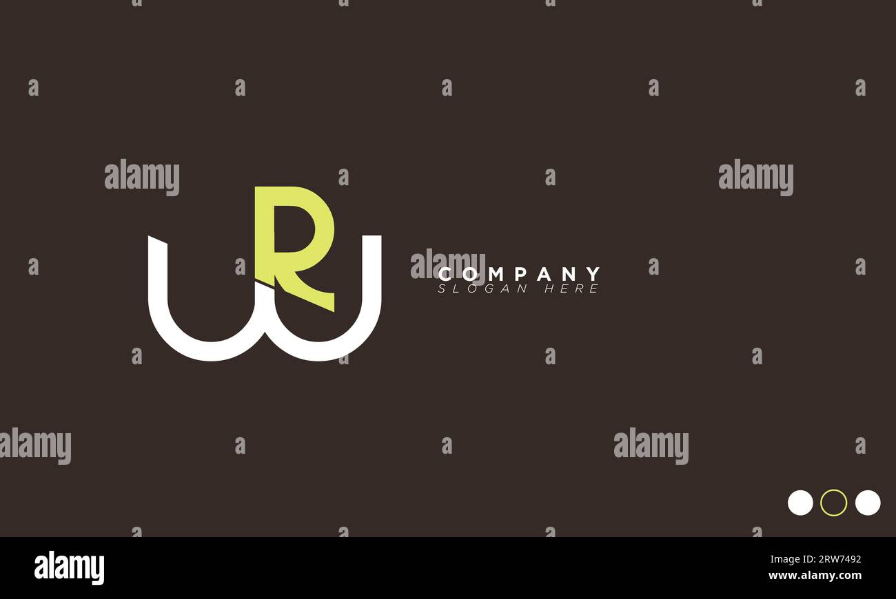 WR Alphabet letters Initials Monogram logo Stock Vector Image & Art - Alamy