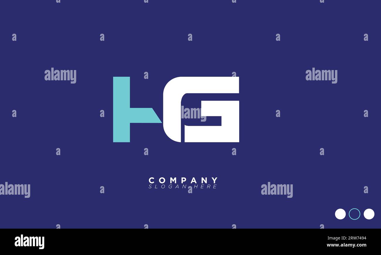 HG Alphabet letters Initials Monogram logo Stock Vector Image & Art - Alamy