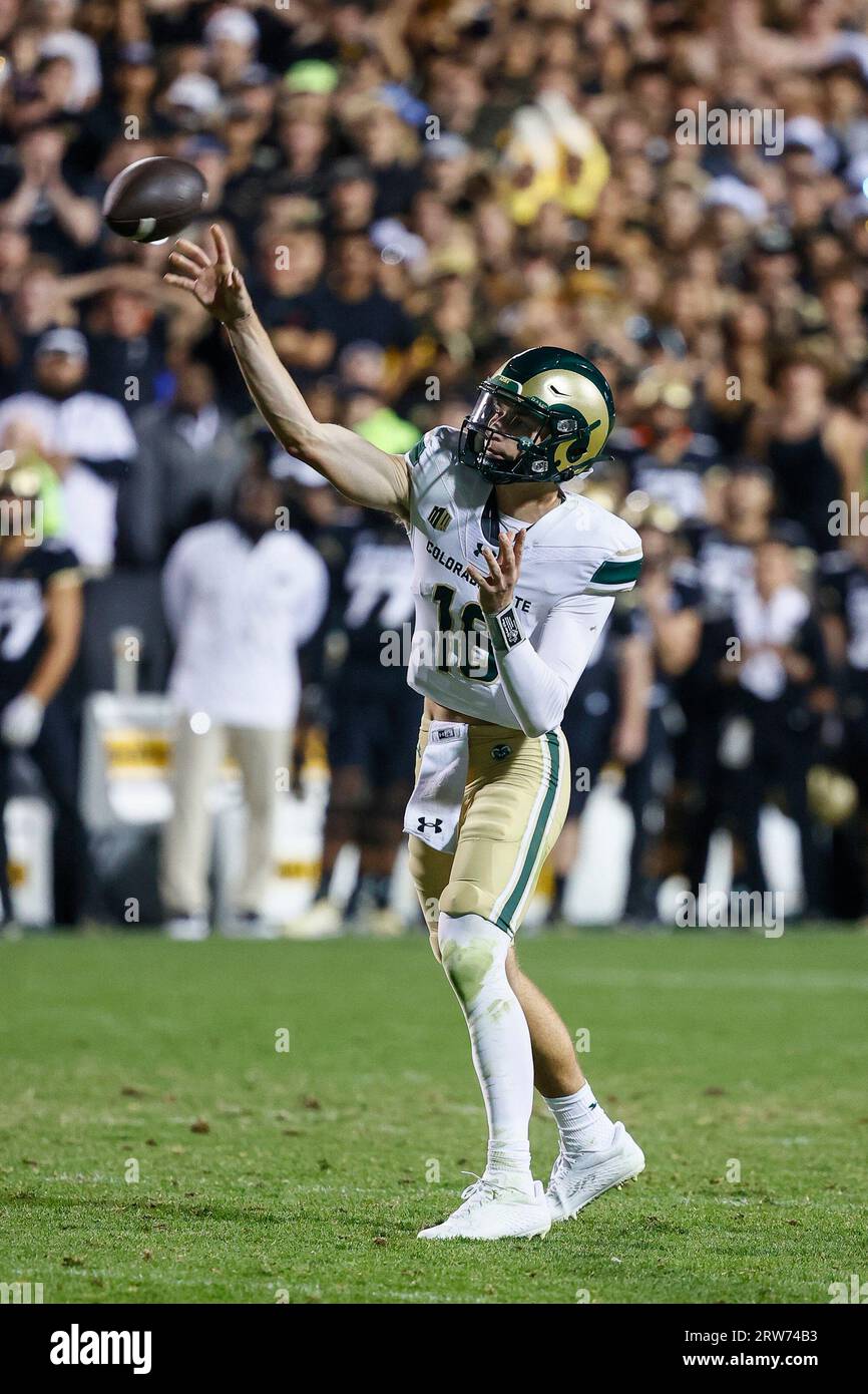 September 16, 2023: Colorado State Rams quarterback Brayden Fowler ...