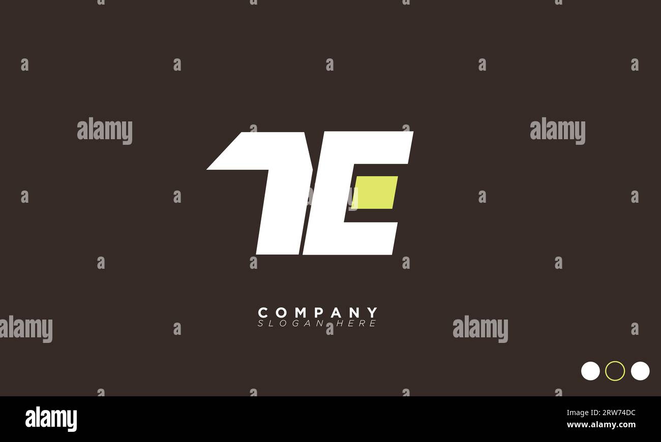 TE Alphabet letters Initials Monogram logo Stock Vector Image & Art - Alamy