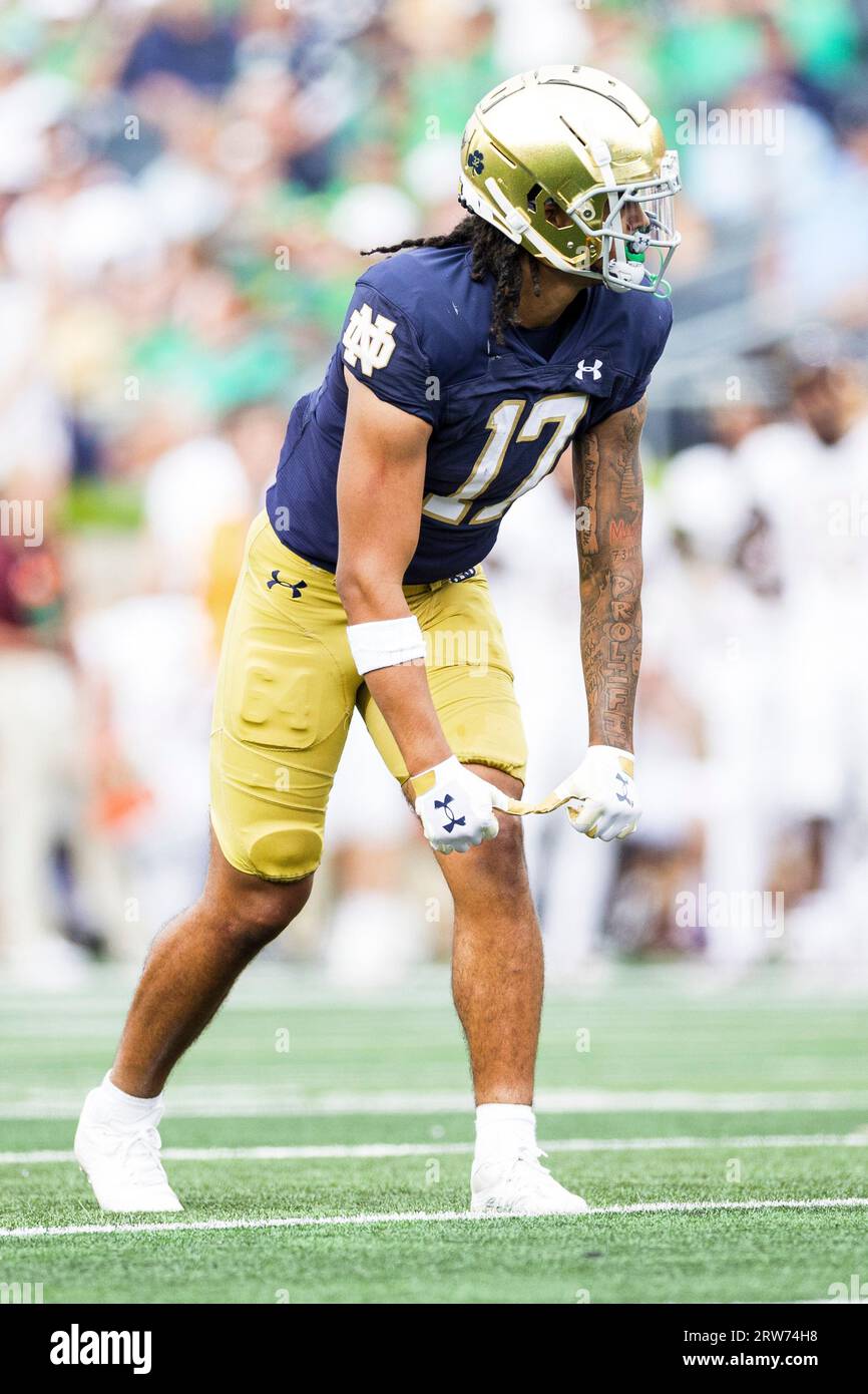 September 16, 2023: Notre Dame wide receiver Rico Flores Jr. (17 ...