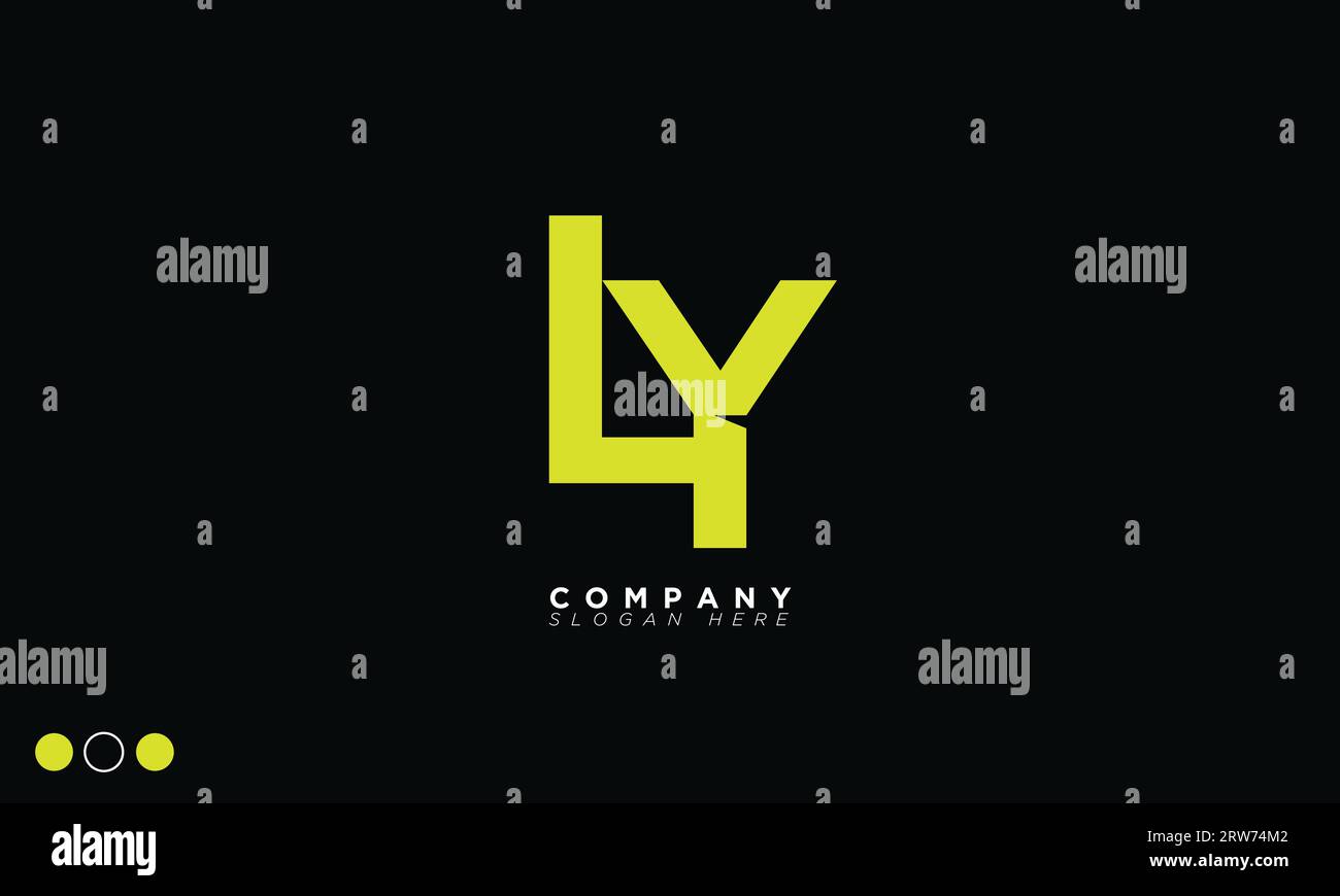 LY Alphabet letters Initials Monogram logo Stock Vector Image & Art - Alamy