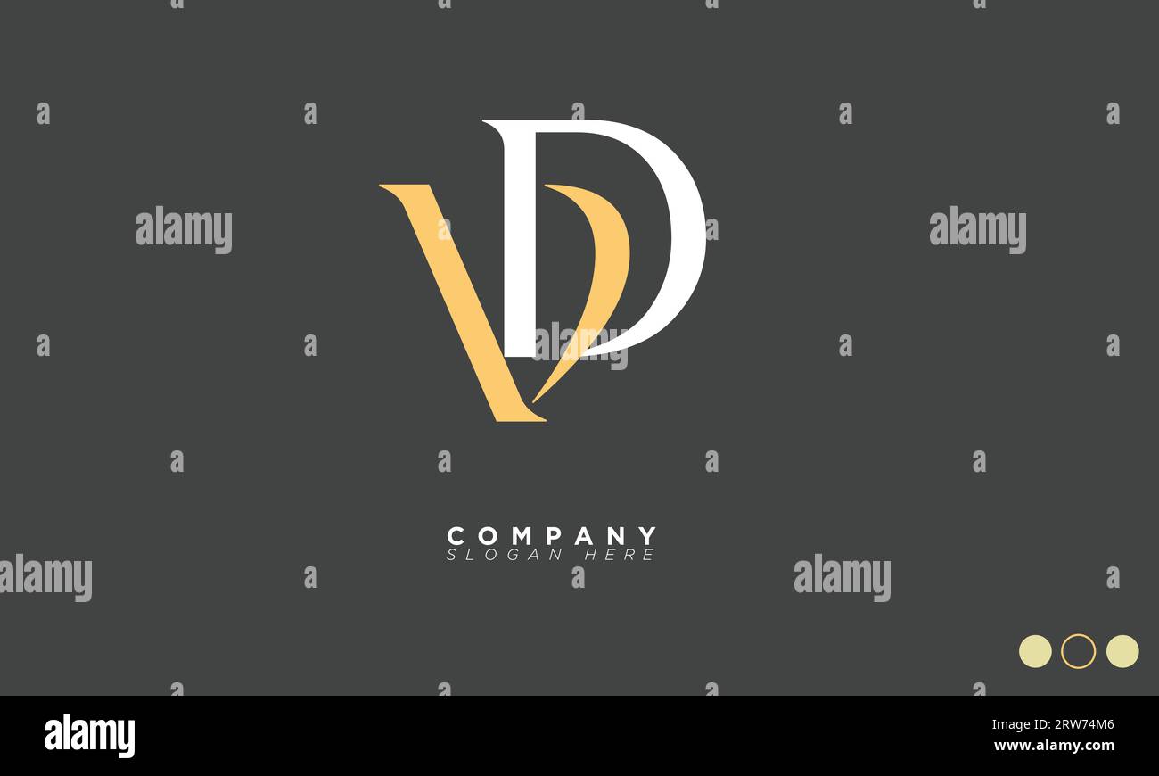 VD Alphabet letters Initials Monogram logo Stock Vector Image & Art - Alamy