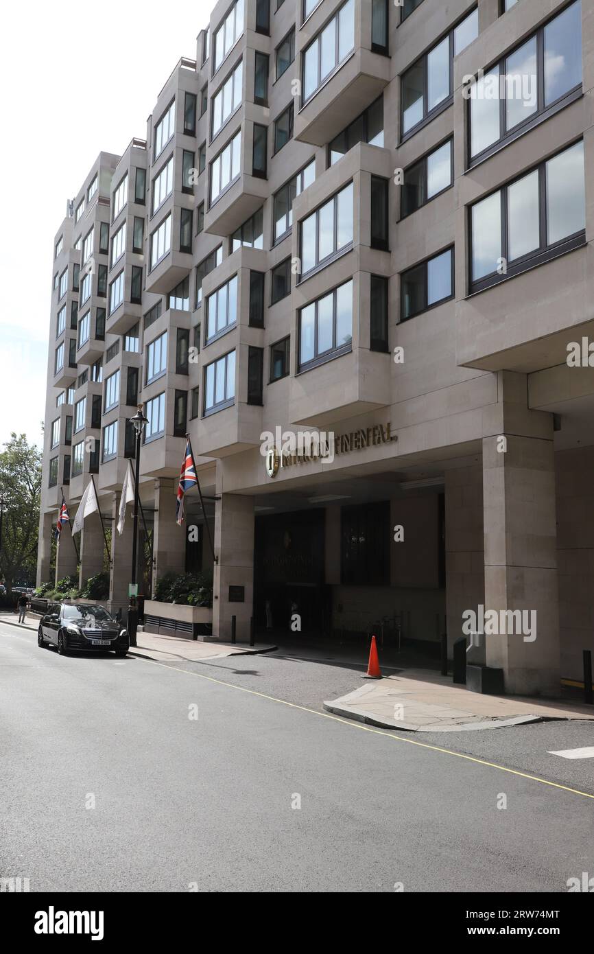 Exterior of InterContinental London Park Lane, London, UK September ...