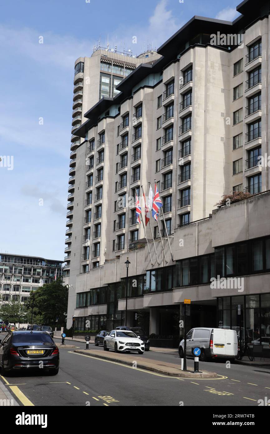 Exterior of InterContinental London Park Lane, London, UK September ...