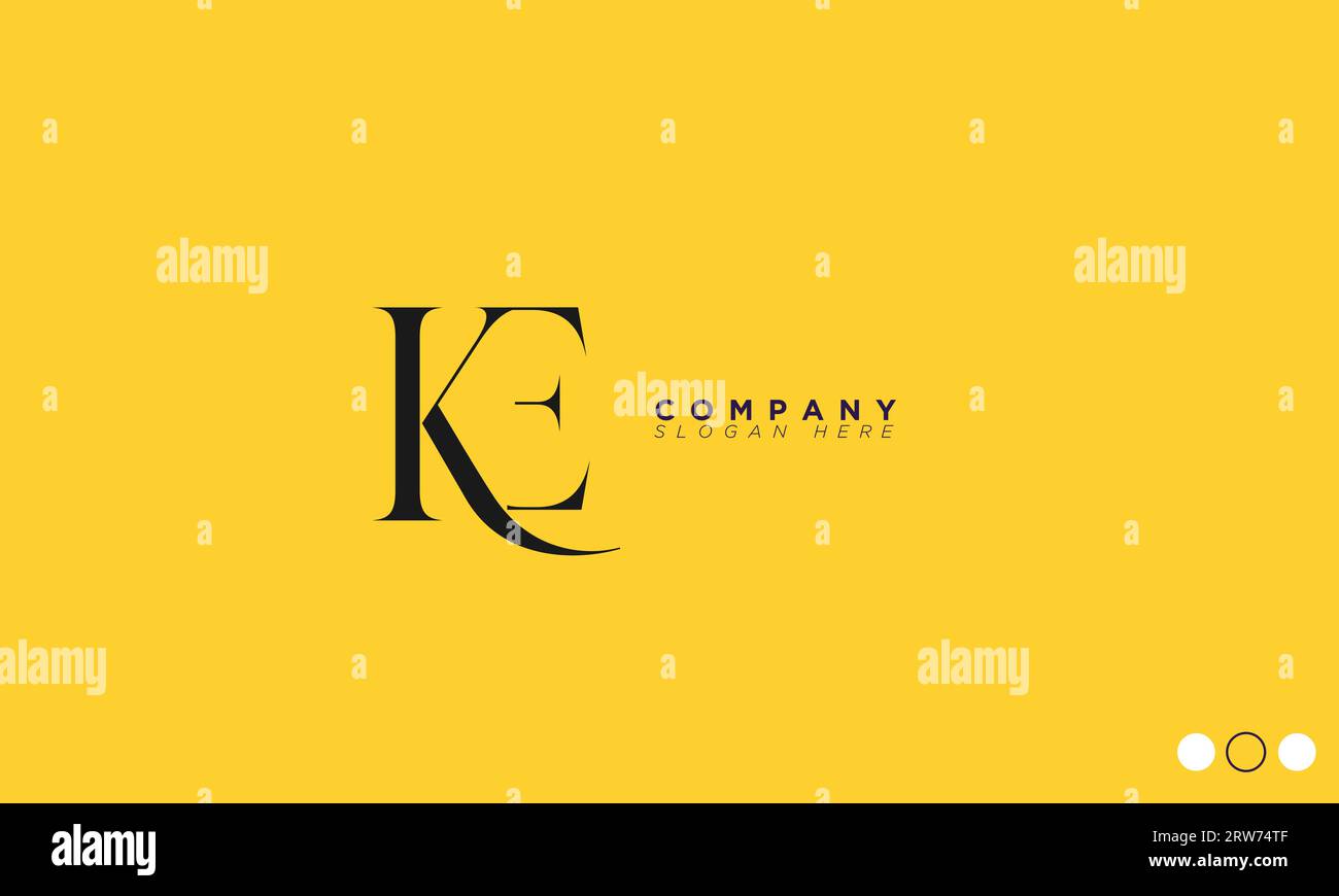 KE Alphabet letters Initials Monogram logo Stock Vector Image & Art - Alamy