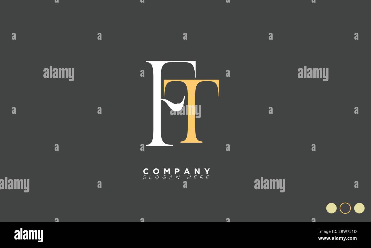 FT Alphabet letters Initials Monogram logo Stock Vector Image & Art - Alamy