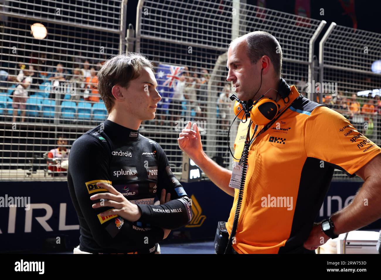 Singapore, Singapore. 17th Sep, 2023. (L to R): Oscar Piastri (AUS ...