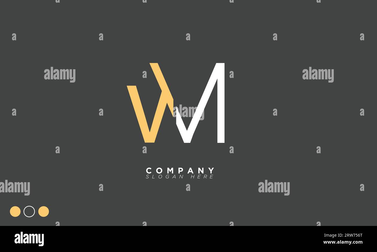 VM Alphabet letters Initials Monogram logo Stock Vector Image & Art - Alamy