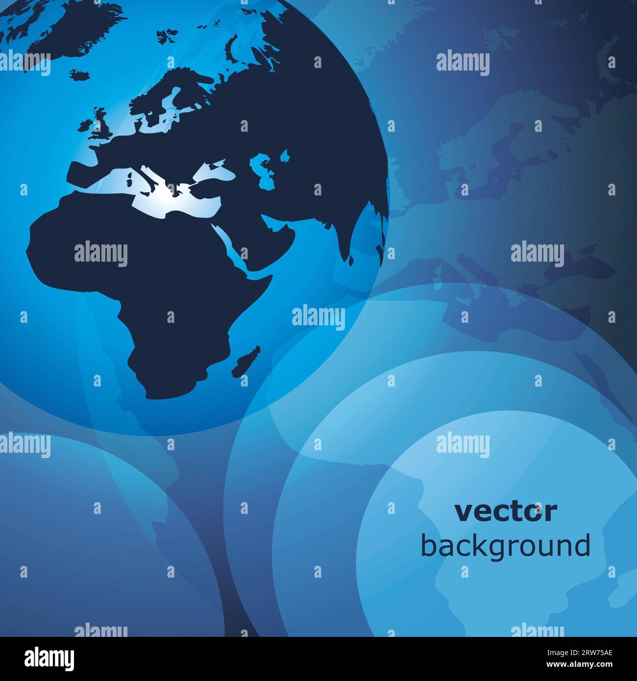 3d earth abstract background - vector illustration Stock Vector Image ...