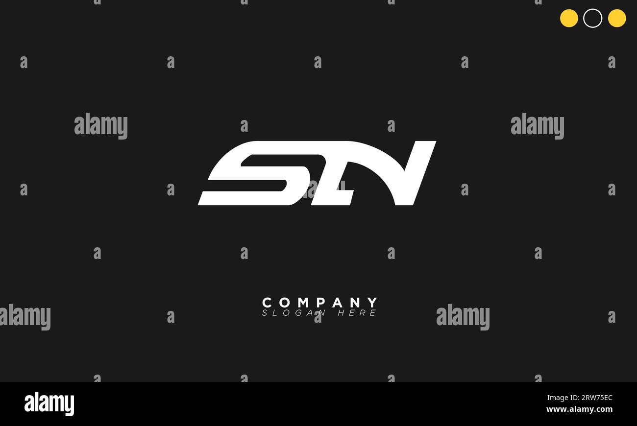 SN Alphabet letters Initials Monogram logo Stock Vector Image & Art - Alamy