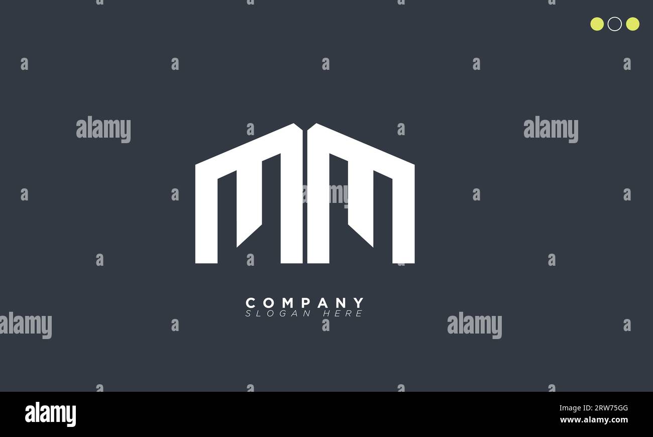 MM Alphabet letters Initials Monogram logo Stock Vector Image & Art - Alamy