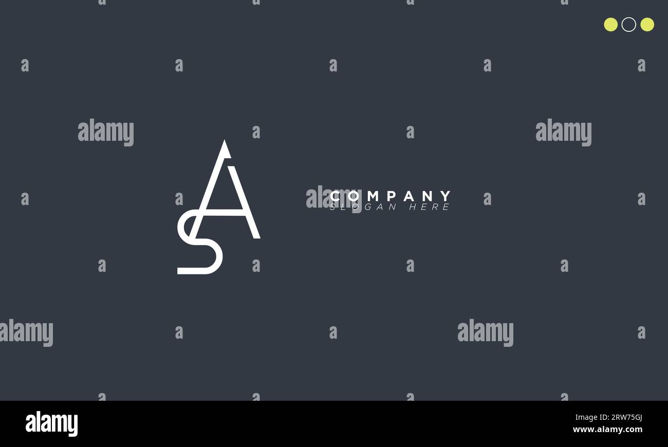 SA Alphabet letters Initials Monogram logo Stock Vector Image & Art - Alamy