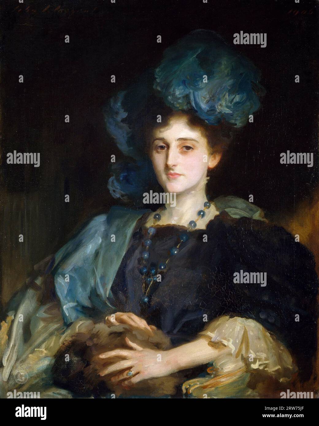 John Singer Sargent – Portrait of Miss Katherine Elizabeth Lewis (d ...