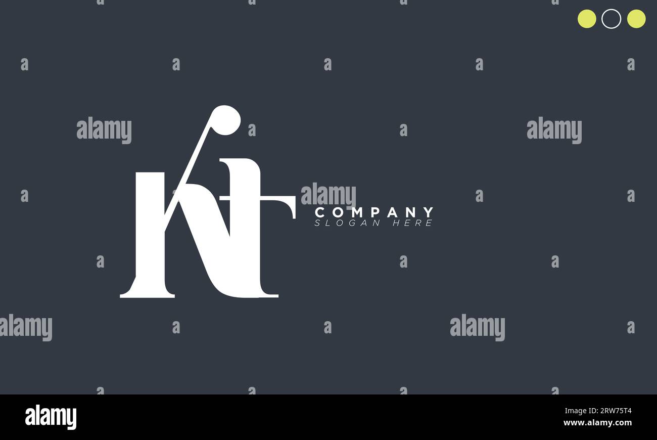 KT Alphabet letters Initials Monogram logo Stock Vector Image & Art - Alamy