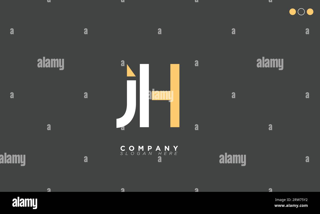 JH Alphabet letters Initials Monogram logo Stock Vector Image & Art - Alamy